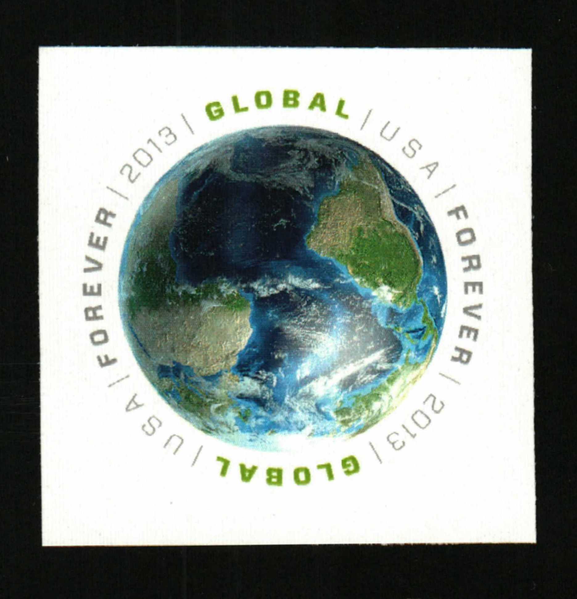 4740a - 2013 Global Forever Stamp - Earth - Mystic Stamp Company