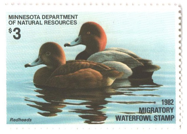 SDMN6 - 1982 Minnesota State Duck Stamp - Mystic Stamp Company