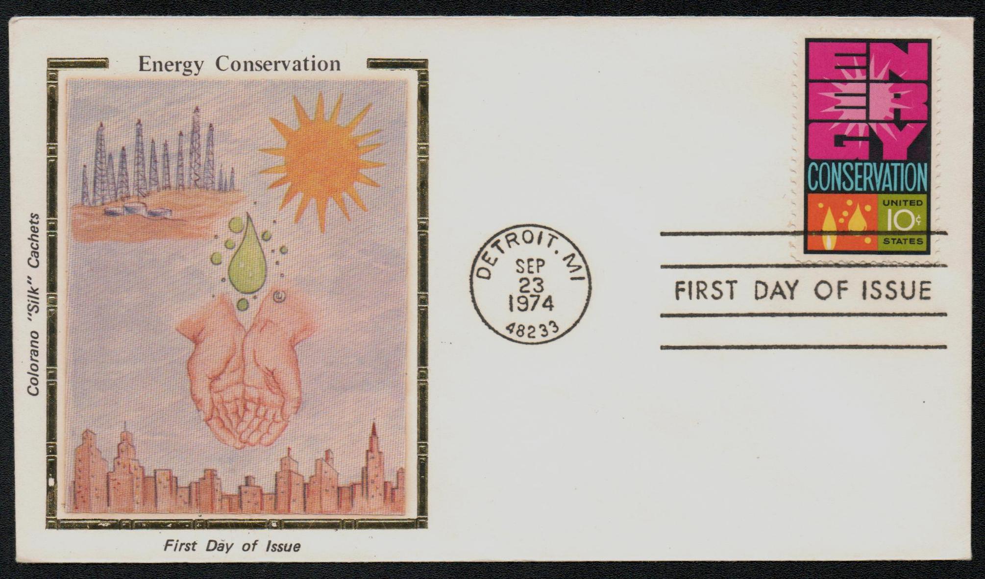 1547 - 1974 10c Energy Conservation - Mystic Stamp Company