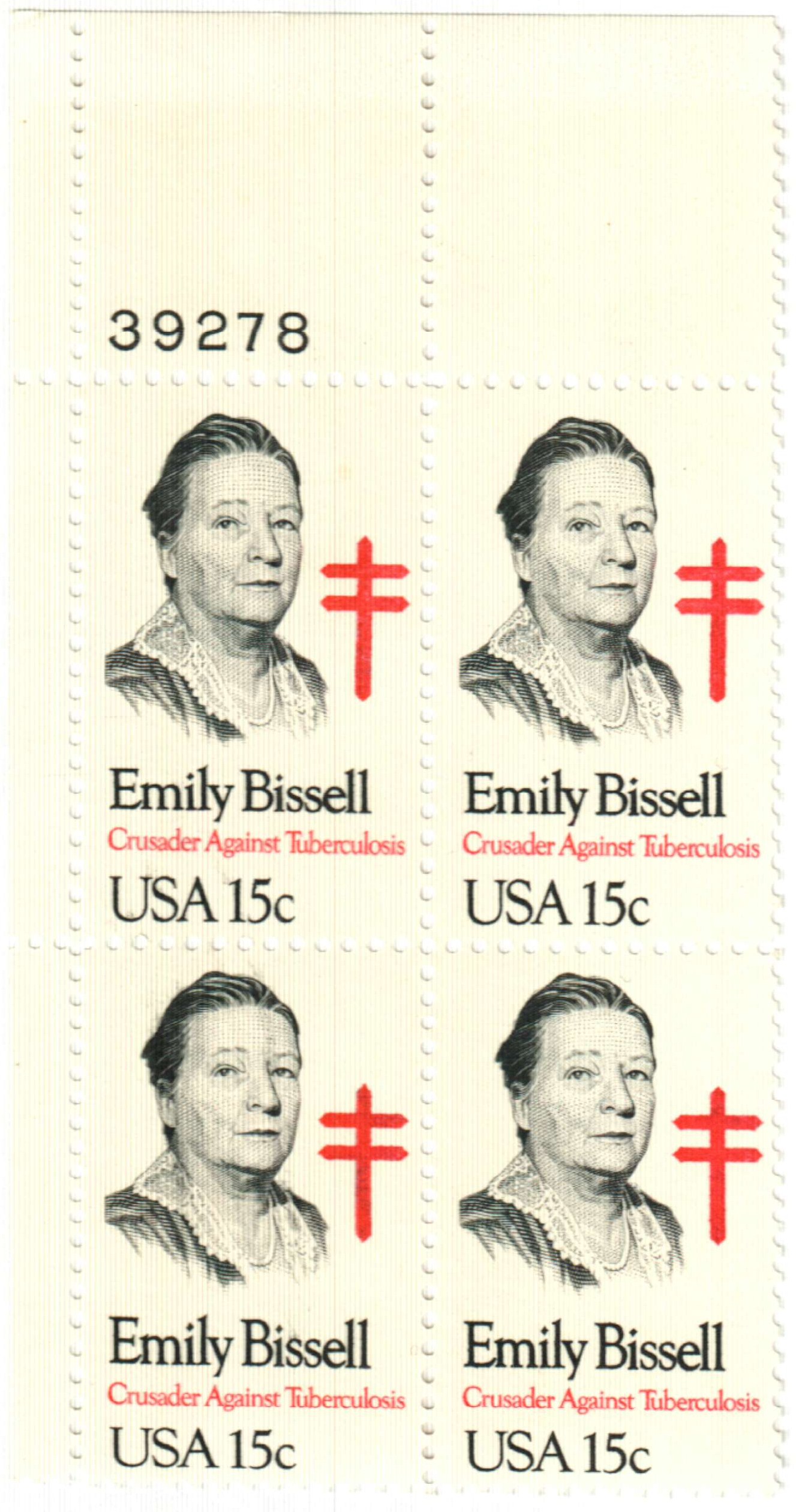 1823 - 1980 15c Emily Bissell - Mystic Stamp Company