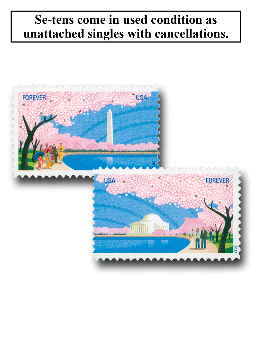 4651-52 - 2012 First-Class Forever Stamp - Cherry Blossom Centennial ...