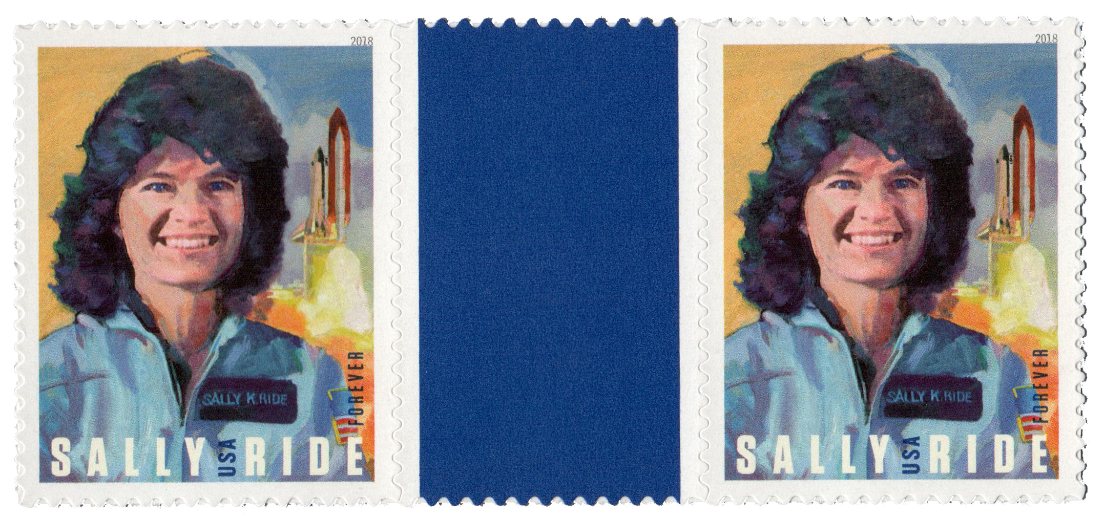 5283 - 2018 First-Class Forever Stamp - Sally Ride - Mystic Stamp Company