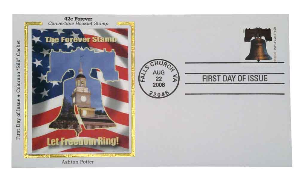 4126b - 2008 42c non-den. Forever Stamp - Mystic Stamp Company