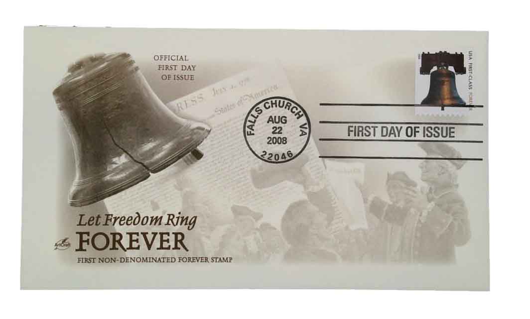 4126b - 2008 42c non-den. Forever Stamp - Mystic Stamp Company