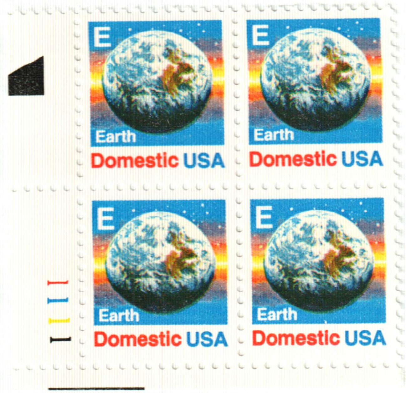 2277 - 1988 25c E-rate Earth - Mystic Stamp Company