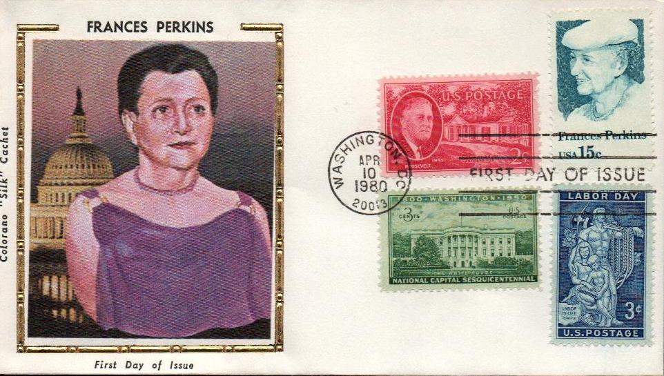 1821 - 1980 15c Frances Perkins - Mystic Stamp Company