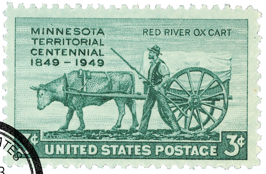981 - 1949 3c Minnesota Territory - Mystic Stamp Company