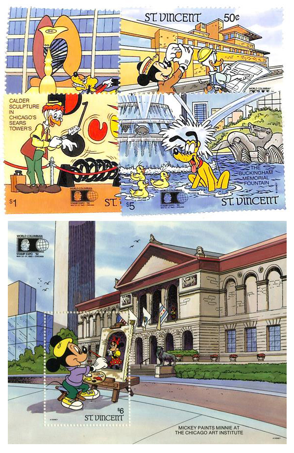 MDS447 - St. Vincent 1992 World Stamp Expo - Mystic Stamp Company