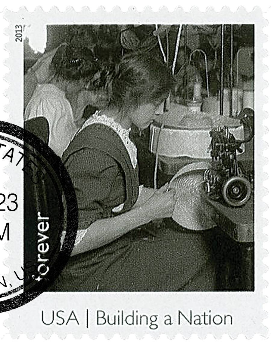 4801c - 2013 First-Class Forever Stamp - Made in America: Millinery ...