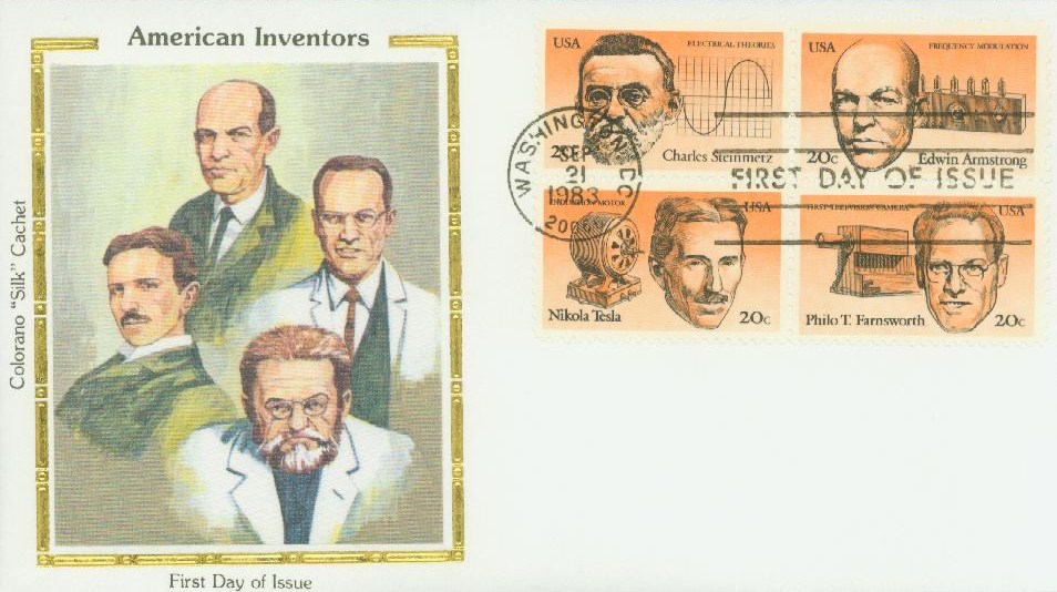 2055-58 - 1983 20c American Inventors - Mystic Stamp Company