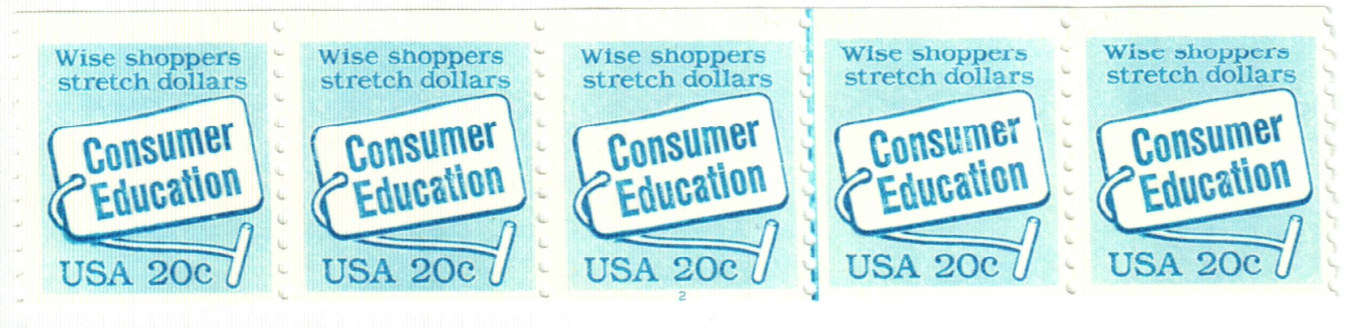 2005 - 1982 20c Consumer Education - Mystic Stamp Company