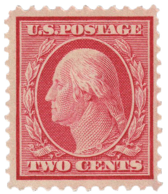 519 - 1917 2c Washington, carmine, double line watermark, perf 11 ...