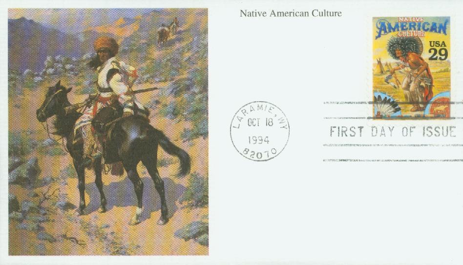 2869e - 1994 29c Legends of the West: Native American Culture - Mystic ...