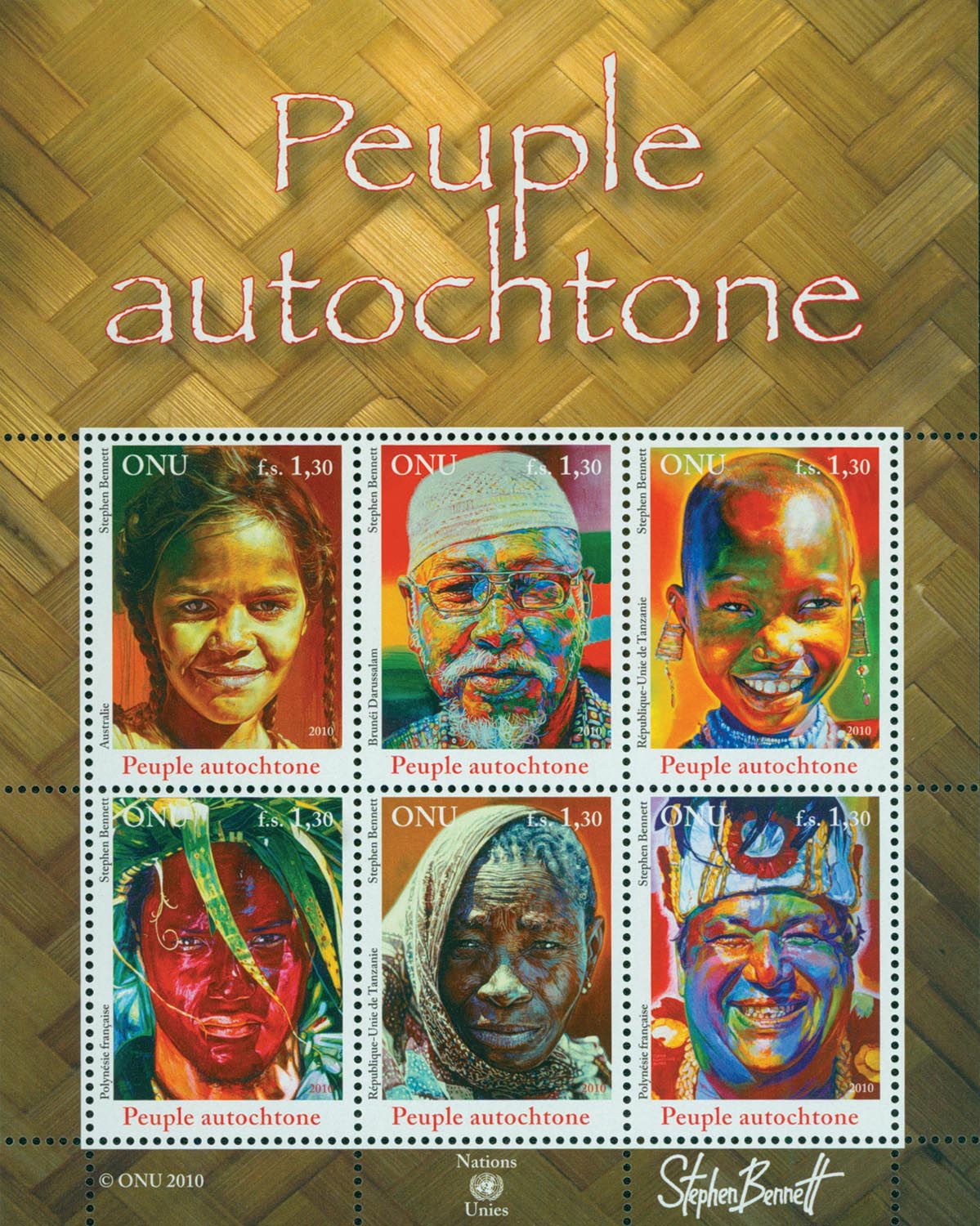 UNG529 - 2010 United Nations Indigenous Peoples - Mystic Stamp Company