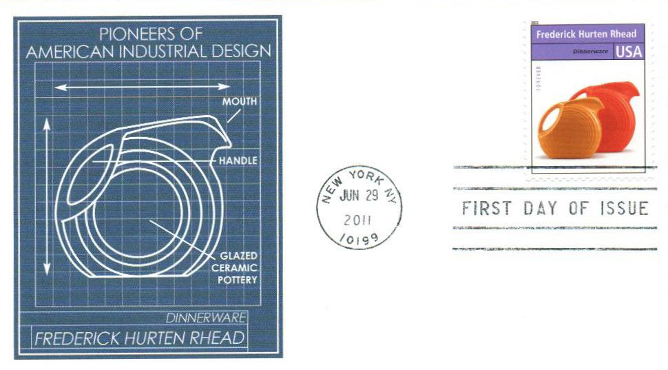 4546b - 2011 First-Class Forever Stamp - Pioneers of American Design ...