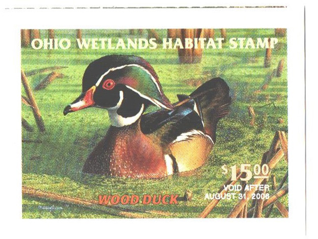 SDOH24 - 2005 Ohio State Duck Stamp - Mystic Stamp Company