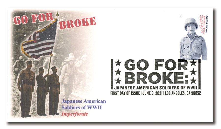 5593a - 2021 First-Class Forever Stamp - Imperforate Go For Broke ...
