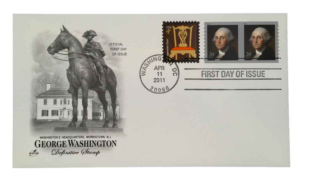 4512 - 2011 20c George Washington, coil - Mystic Stamp Company