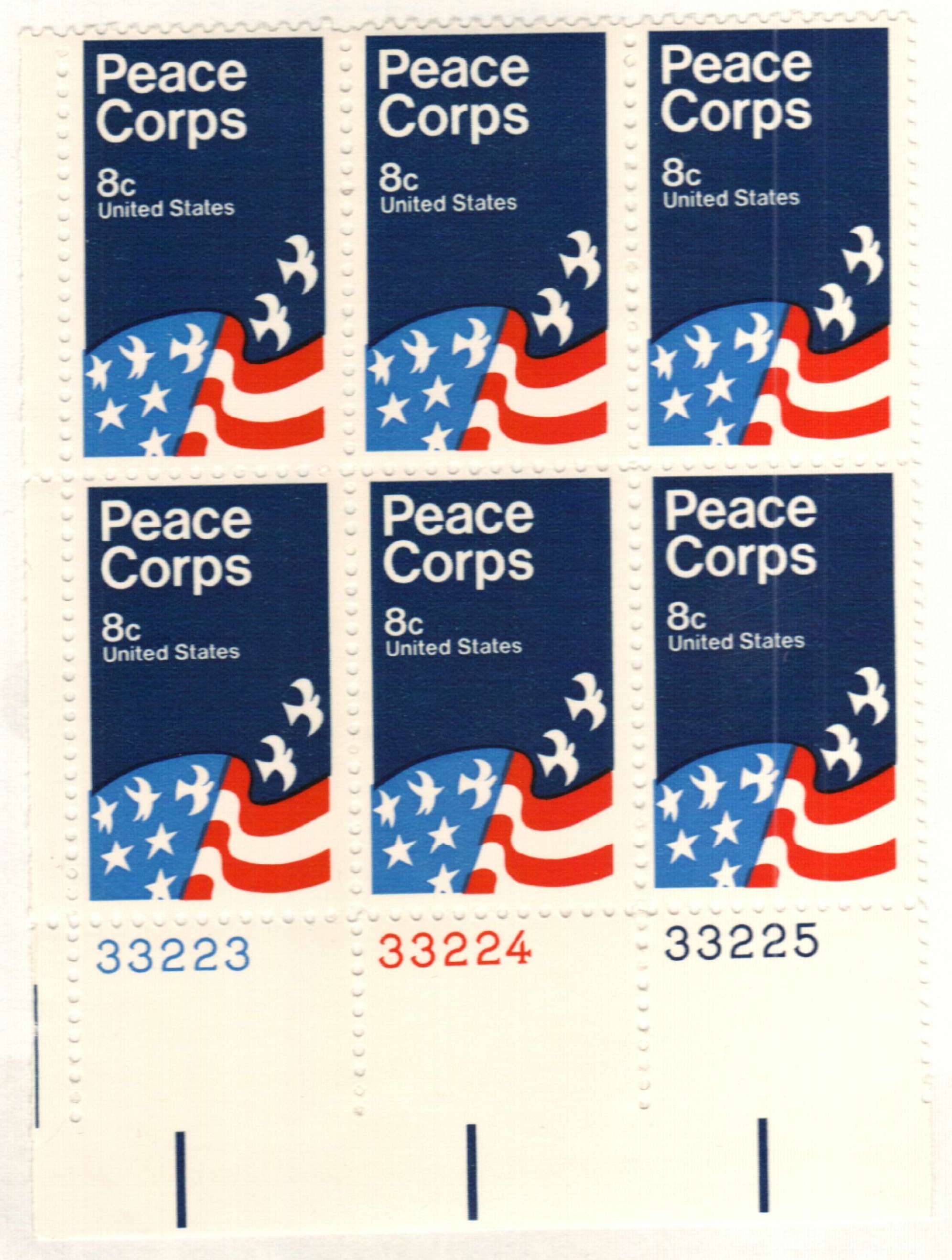 1447 - 1972 8c Peace Corps - Mystic Stamp Company