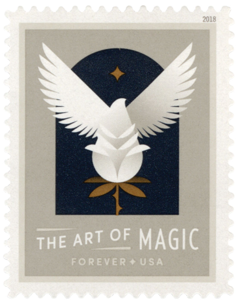 5305 - 2018 First-Class Forever Stamp - The Art of Magic: Bird Emerging ...