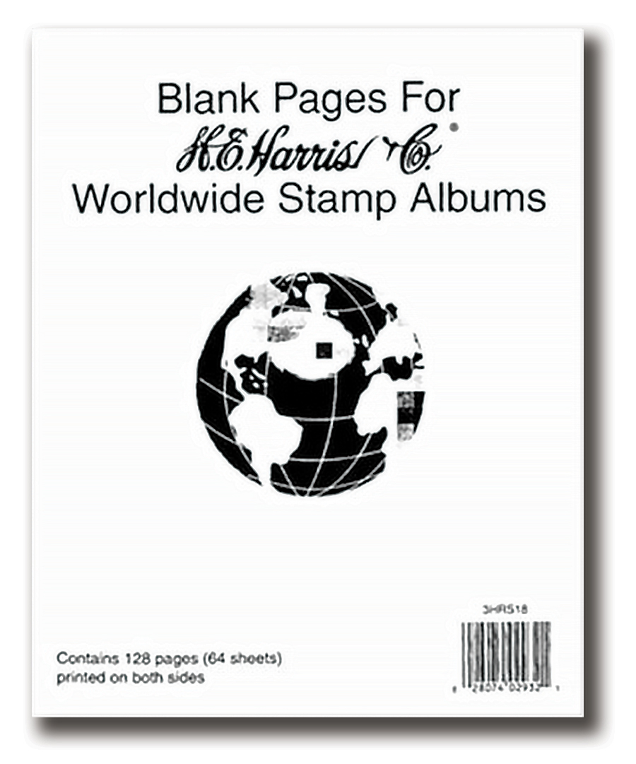 GS301 - HE Harris Worldwide Blank Album Pages, Package of 64 - Mystic ...