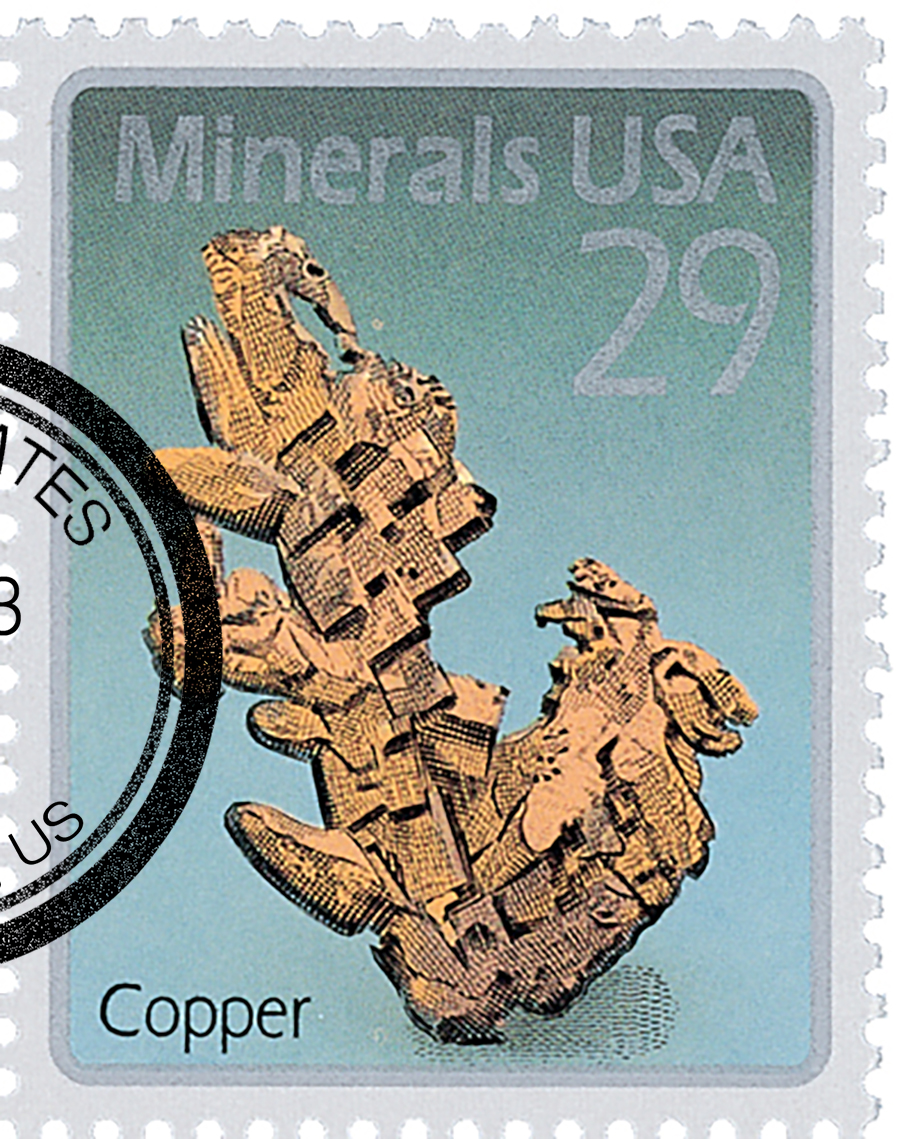 2701 - 1992 29c Minerals: Copper - Mystic Stamp Company