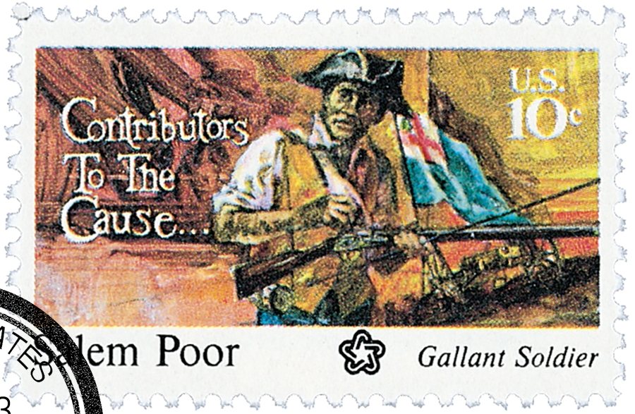 1560 - 1975 10c Contributors to the Cause: Salem Poor - Mystic Stamp ...