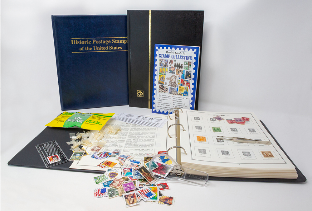 SCK01 - Mystic's Beginner Stamp Collecting Kit - Mystic Stamp Company