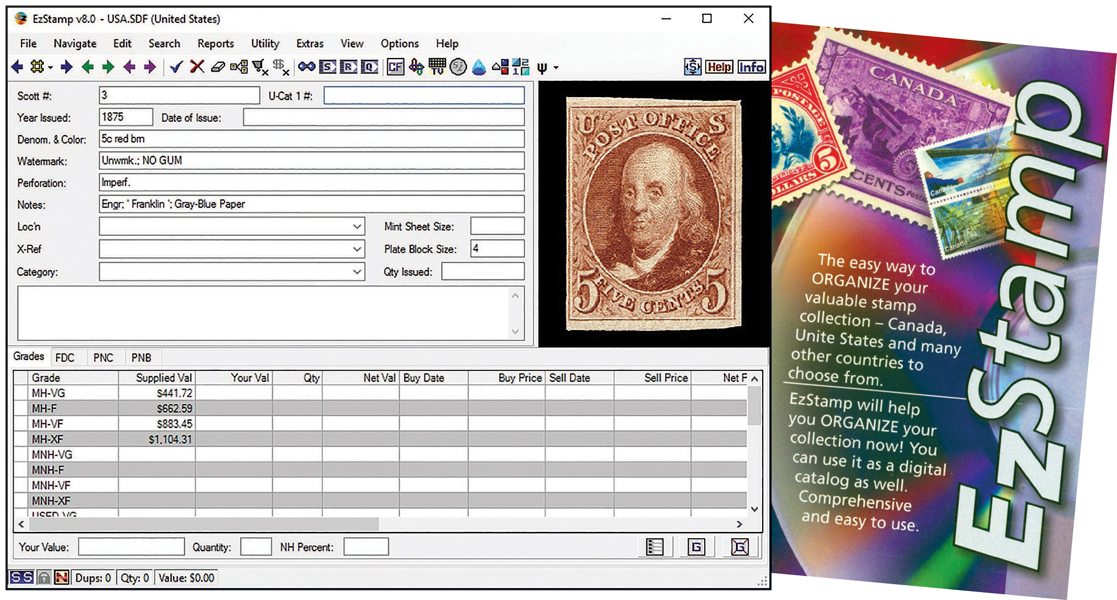EZSTP1 - EZ Stamp Software - Mystic Stamp Company