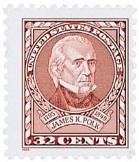 2587 - 1995 32c James Polk - Mystic Stamp Company