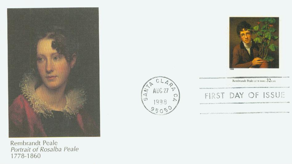 3236d - 1998 32c Four Centuries of American Art: Rembrandt Peale ...
