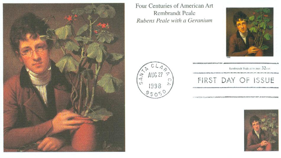 3236d - 1998 32c Four Centuries of American Art: Rembrandt Peale ...