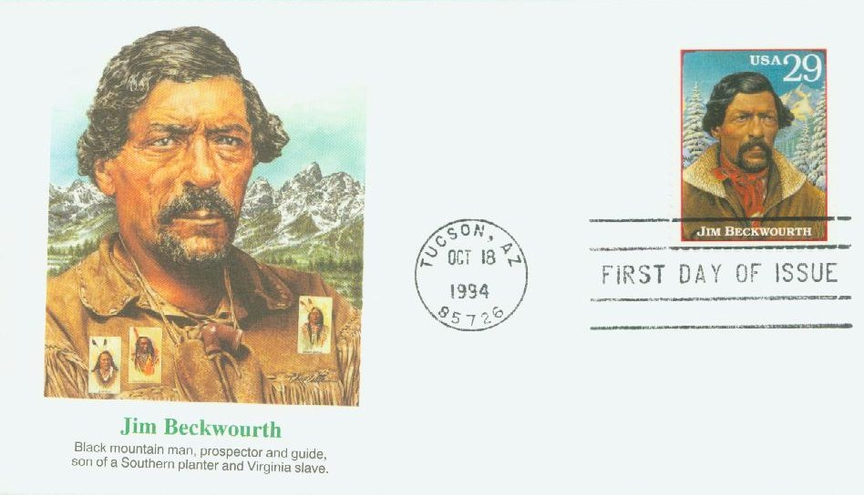 2869q - 1994 29c Legends of the West: Jim Beckwourth - Mystic Stamp Company