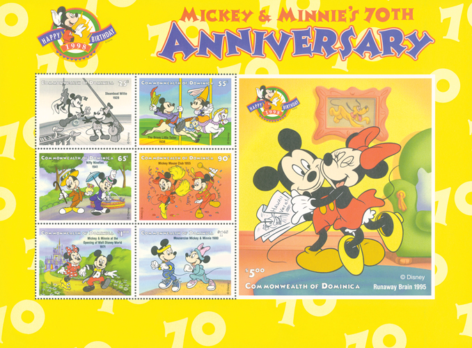 MDS269A - 1998 Disney Celebrates Mickey and Minnie's 70th Anniversary ...