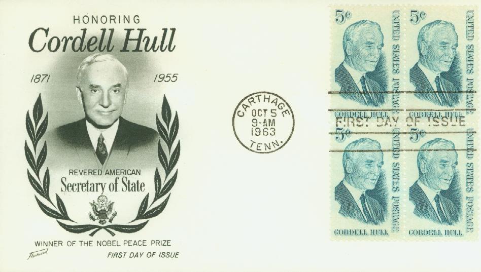 1235 - 1963 5c Cordell Hull - Mystic Stamp Company