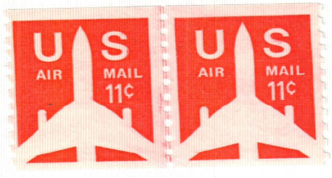 C82 - 1971 11c Jet Airliner Coil - Mystic Stamp Company