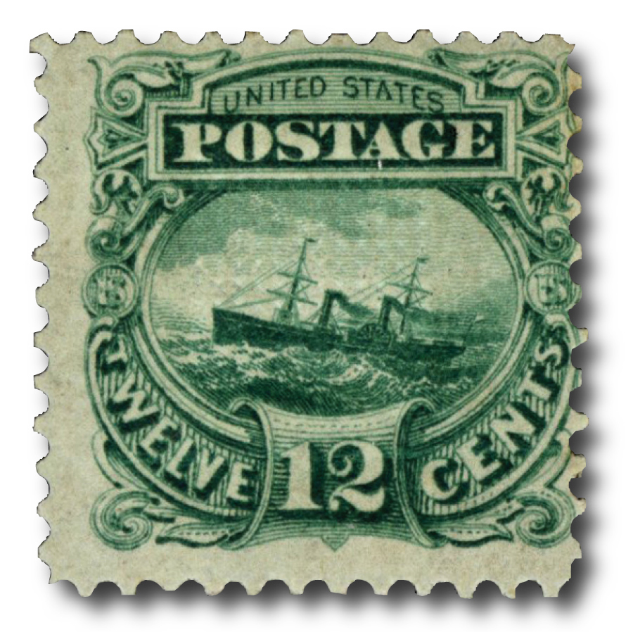 117-E2e - 12c Essay in various colors - Mystic Stamp Company