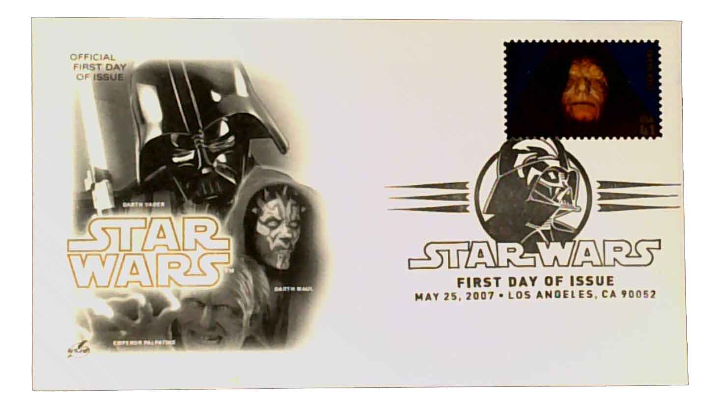 4143c - 2007 41c Star Wars: Emperor Palpatine - Mystic Stamp Company