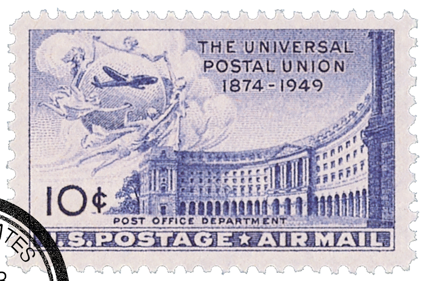 C42 - 1949 10c Post Office - Mystic Stamp Company