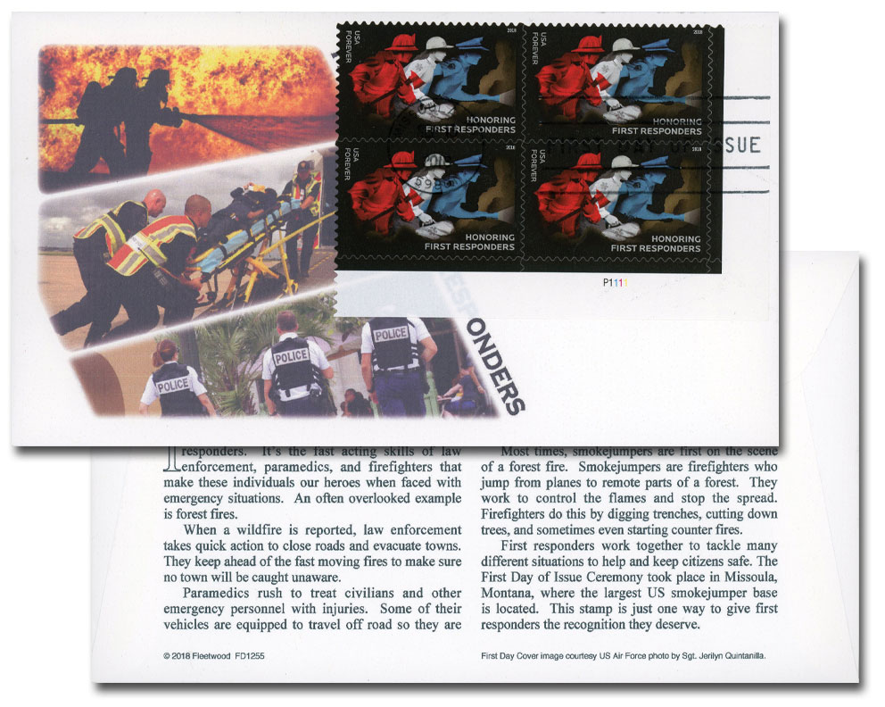 5316 - 2018 First-Class Forever Stamp - Honoring First Responders ...