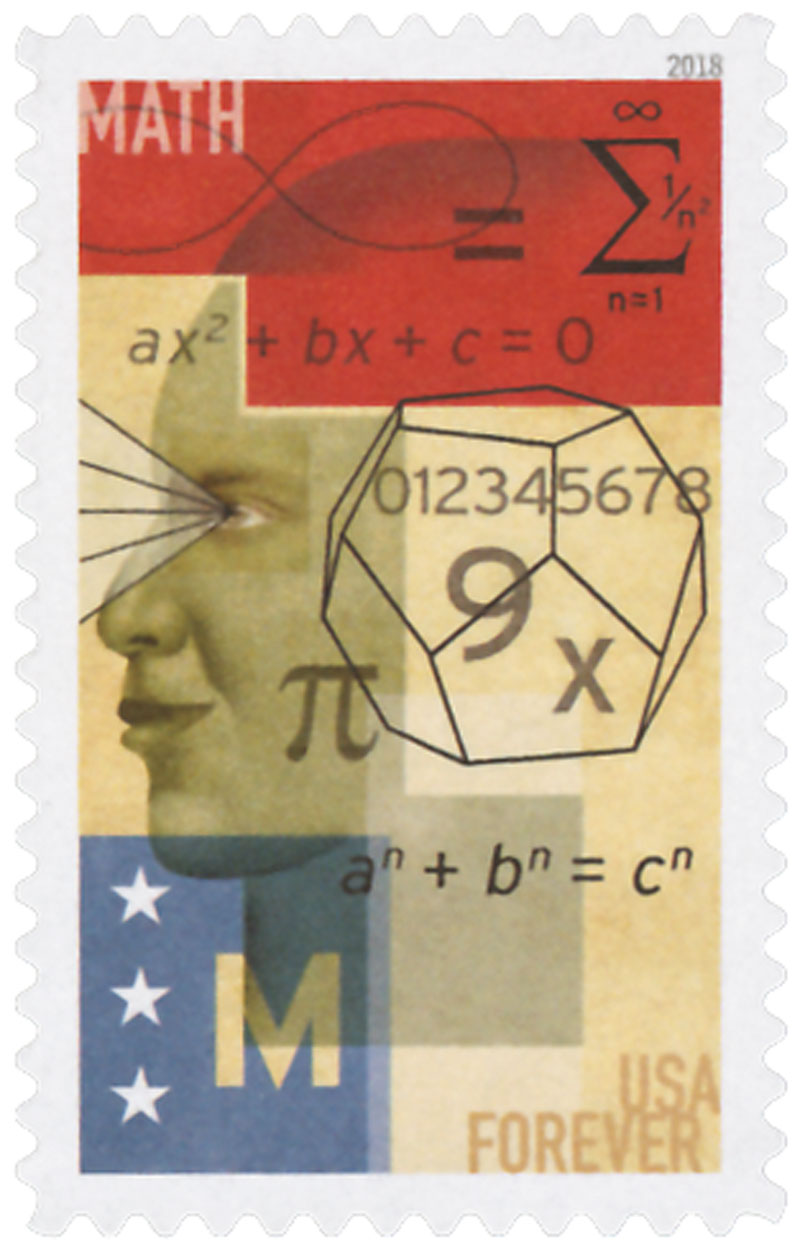 5279 - 2018 First-Class Forever Stamp - STEM Education: Math - Mystic ...