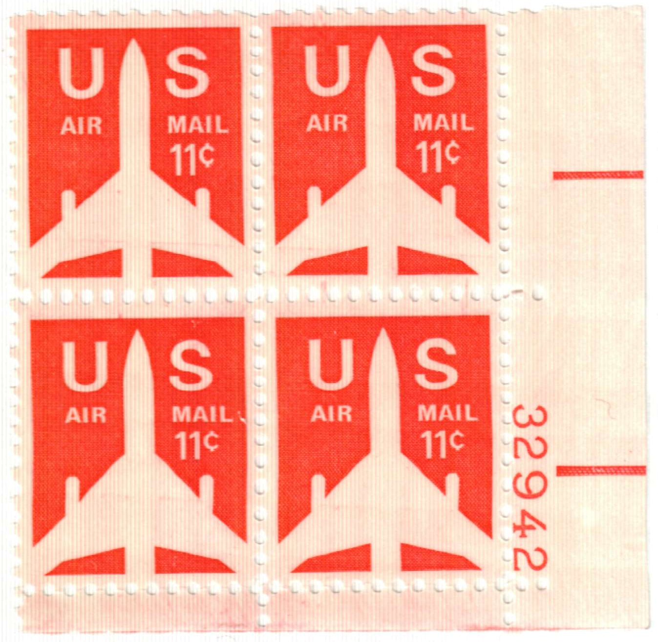 C78 - 1971-73 11c Jet Airliner - Mystic Stamp Company
