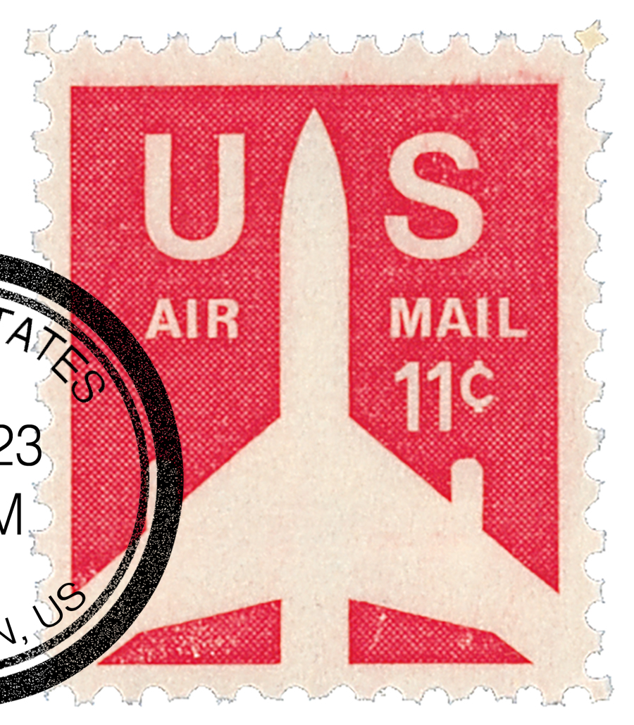 C78 - 1971-73 11c Jet Airliner - Mystic Stamp Company