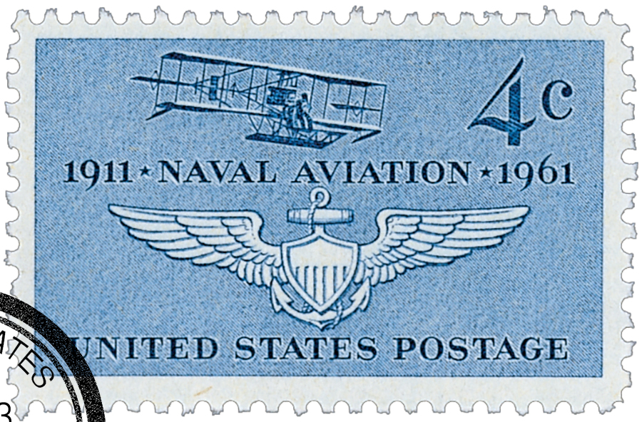 1185 - 1961 4c Naval Aviation - Mystic Stamp Company