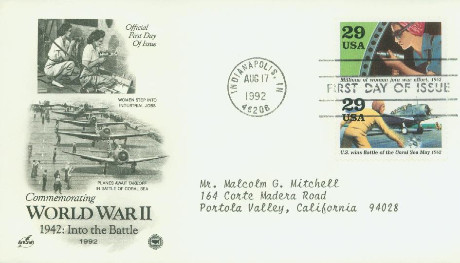 2697h - 1992 29c World War II: Millions of Women Join War Effort ...