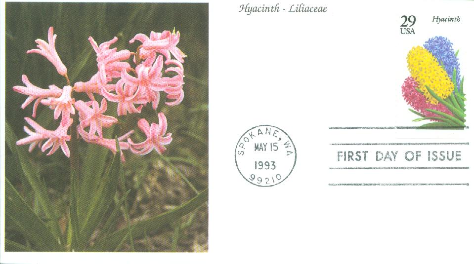2760 - 1993 29c Garden Flowers: Hyacinth - Mystic Stamp Company