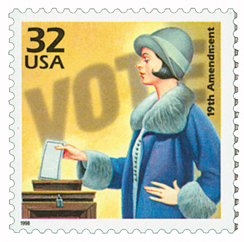 3184e - 1998 32c Celebrate the Century - 1920s: 19th Amendment - Mystic ...