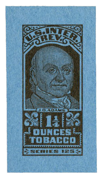 TF1107 - 1955, 1 1/4oz Tobacco Stamps - Series 125 - Mystic Stamp Company