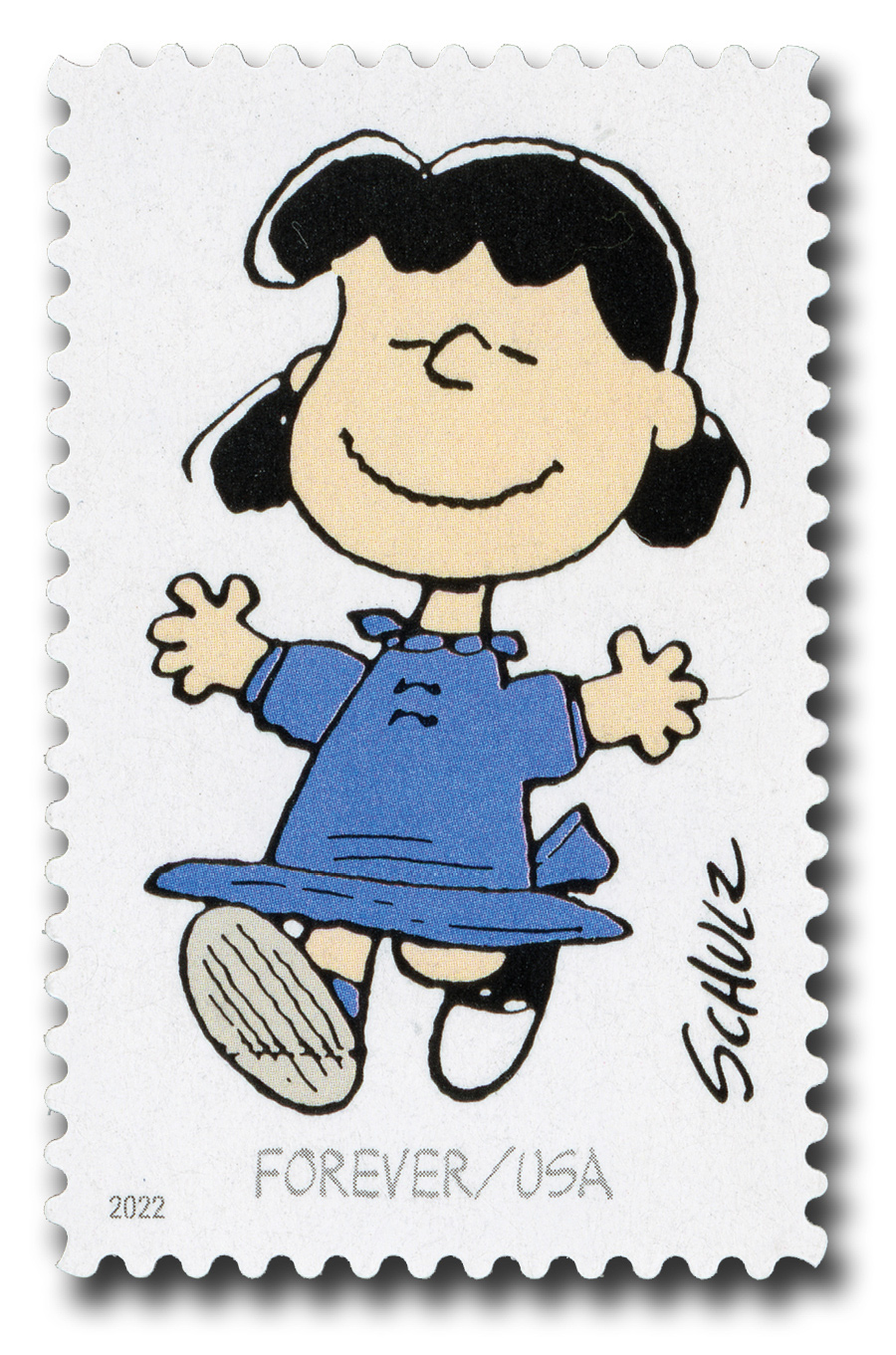 5726b - 2022 First-Class Forever Stamp - Charles Schulz: Lucy - Mystic ...