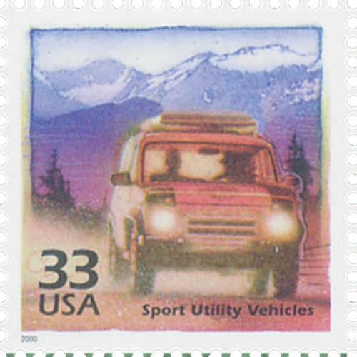 3191m - 2000 33c Celebrate the Century - 1990s: Sports Utility Vehicles ...
